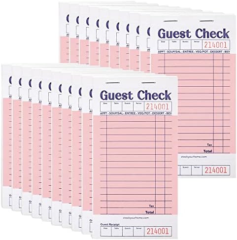 Restaurant Receipt Guest Check