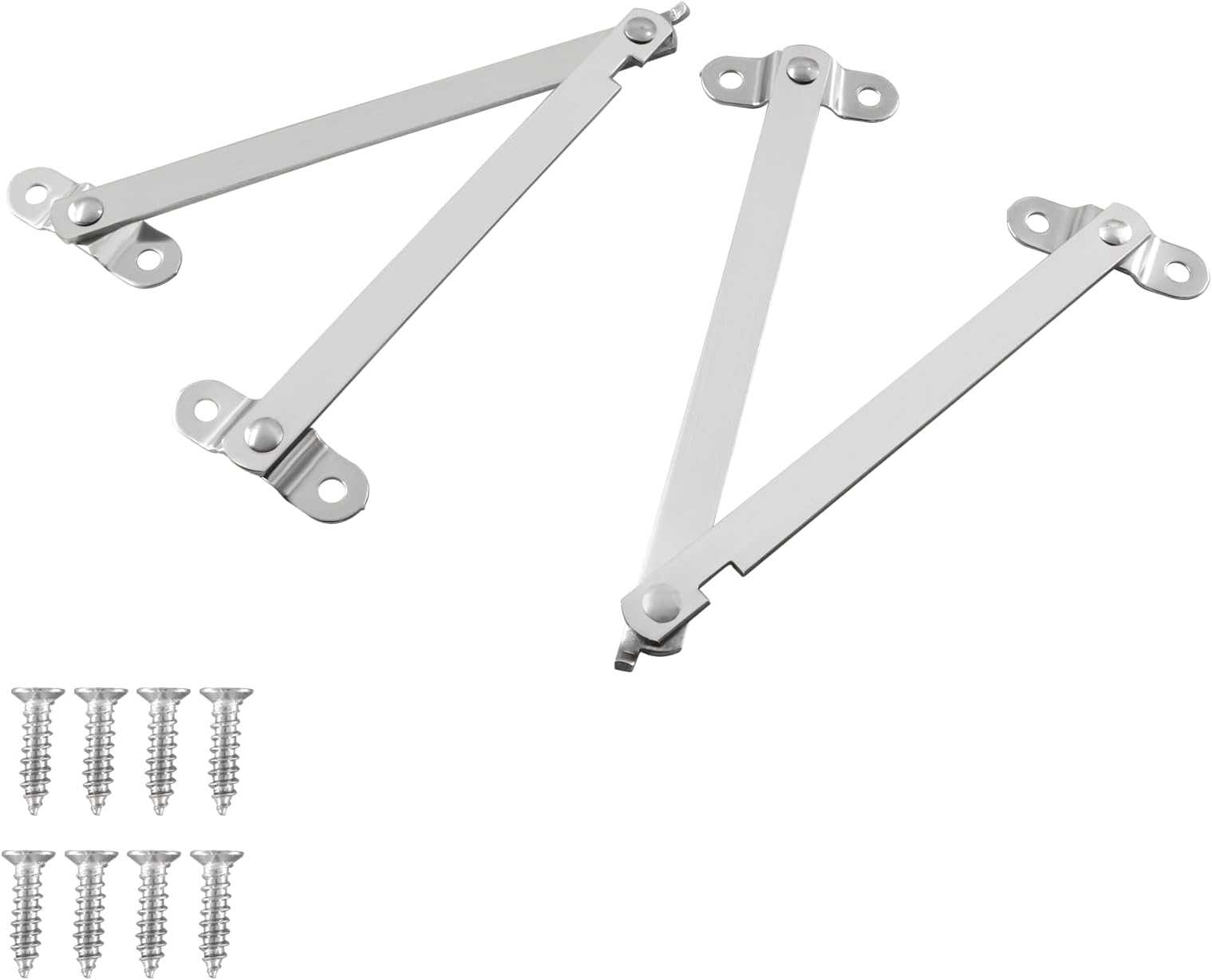 Rannb Folding Support Hinge Rotatable Furniture Lid Hinge Stay - Pack ...