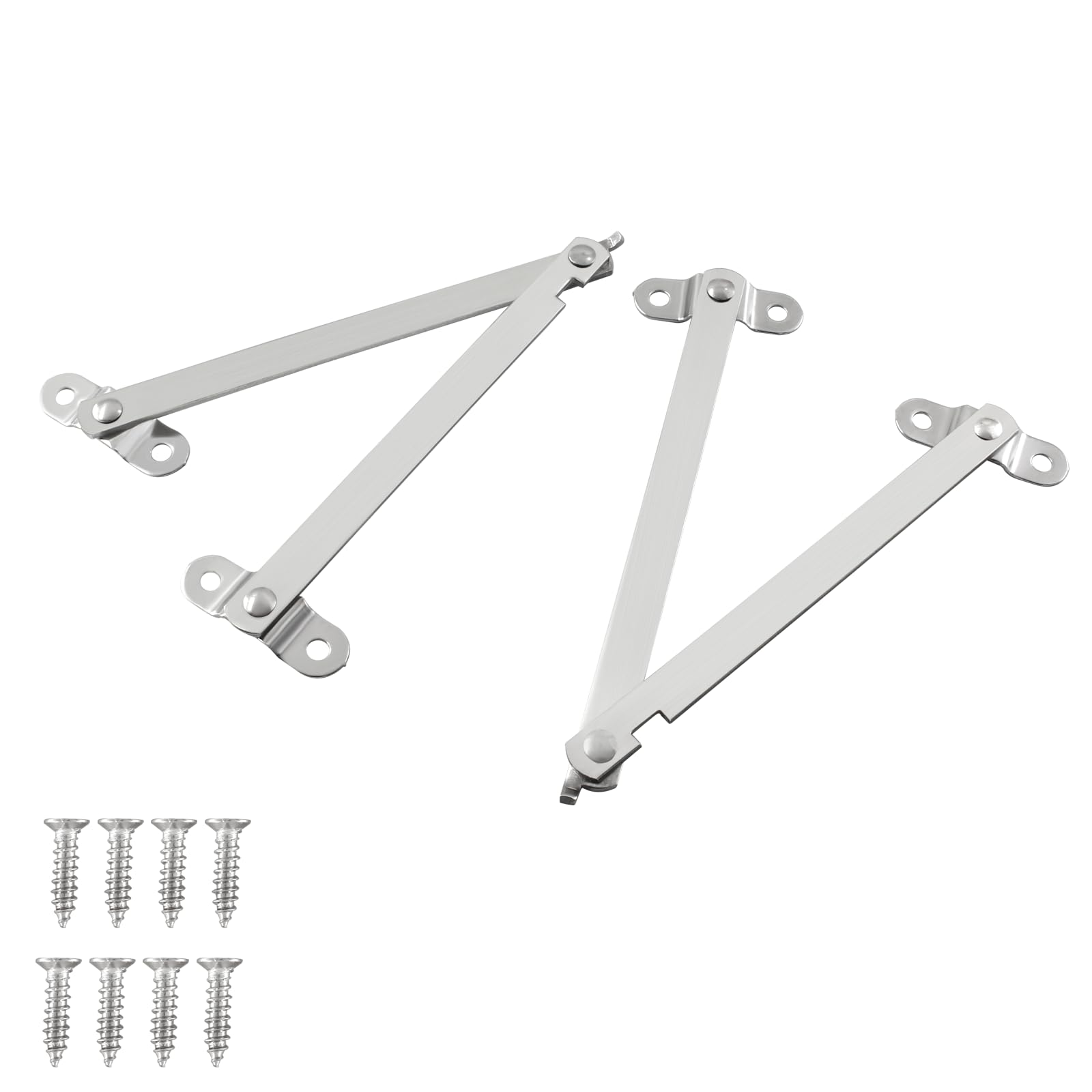 Aracombie 2 Packs Lid Support Hinge Soft Close, Rotatable Folding Lid ...