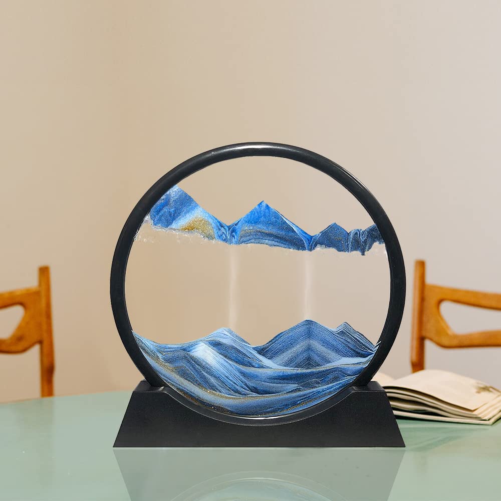 Snapklik.com : Muyan Moving Sand Art Picture Sandscapes In Motion Round ...