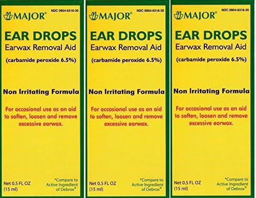 Amazon.com: Ear Drops Earwax Removal Aid Carbamide Peroxide 6.5% ...