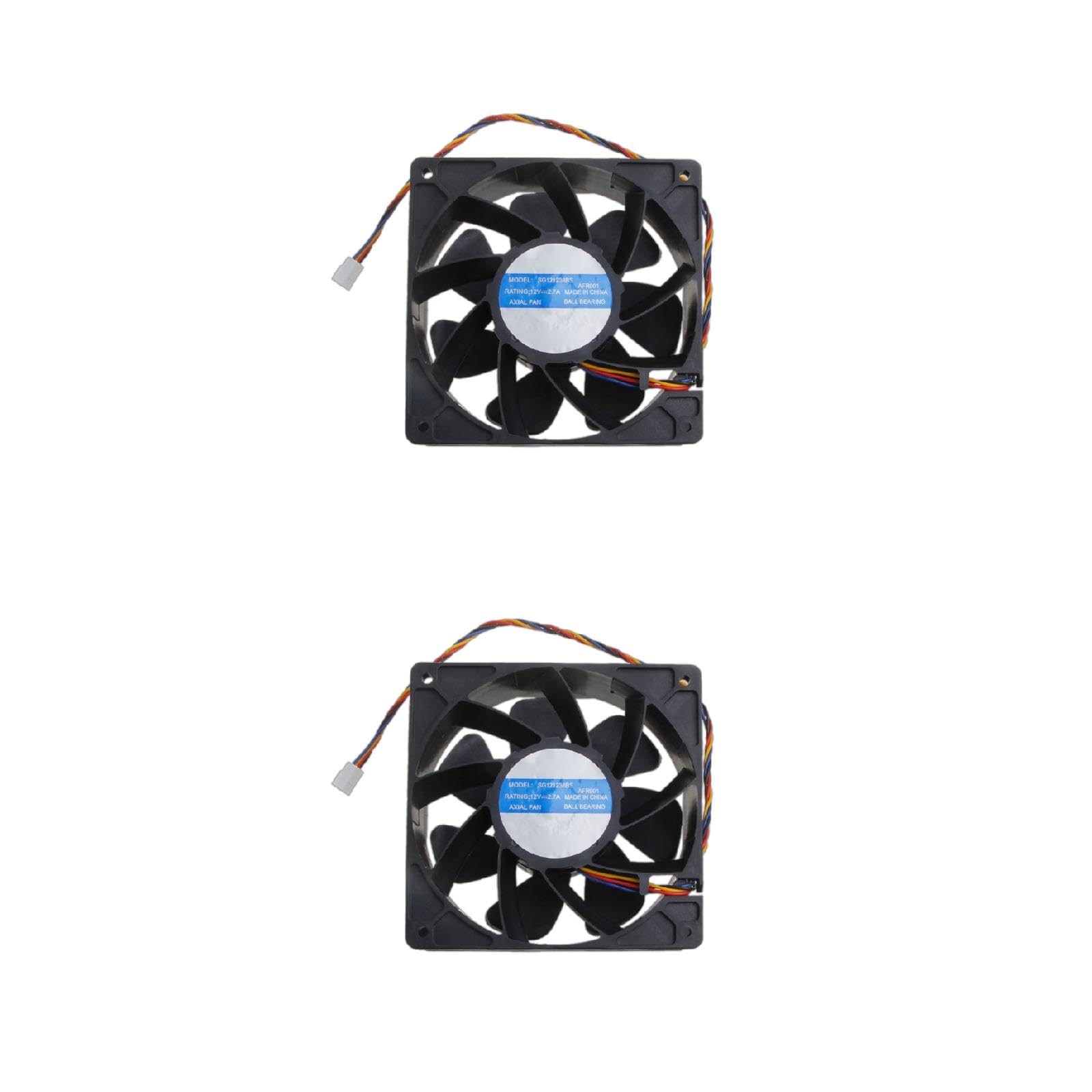 Amazon.com: AFR001 SG121238BS Cooling Fan 12V 2.7A Server Cooling Fan ...