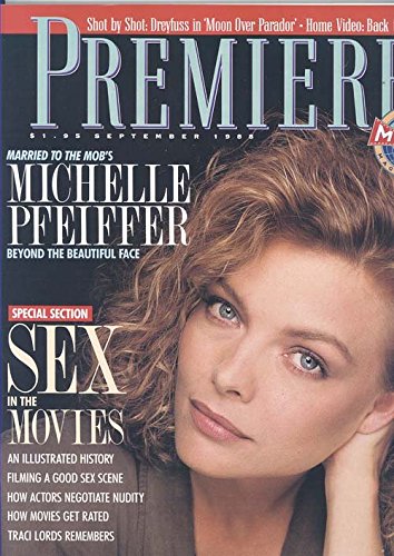 Premiere Magazine September 1988-Michelle Pfeiffer Cover and feature ...