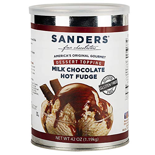 Sanders Milk Chocolate Hot Fudge Dessert Topping, 42 Ounce Containers ...