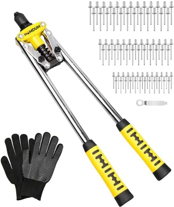 STANLEY STHT69800-8 Heavy Duty Riveter Set with 4 Nozzles & Anti ...