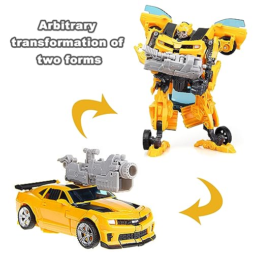 FISAPBXC Bumblebee Prime Transformer Toy Bumblebee Deformed Car Robot ...