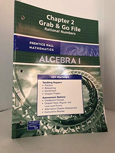 Prentice Hall Mathematics Algebra 1 Chapter 2 Grab & Go file - Rational ...