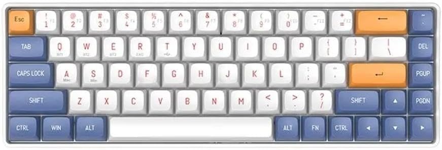 Aigo A68 Starry Blue Kablosuz Mekanik Gaming Klavye – Red Switch, 68 ...