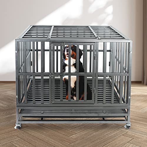 37″ Heavy Duty Dog Cage Metal... - Labradoodles By Cucciolini