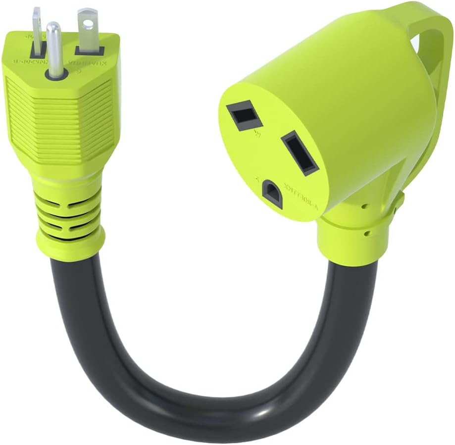 Amazon.com: XGGYA NEMA 5-20P to TT-30R Generator Adapter,20 Amp Male to ...