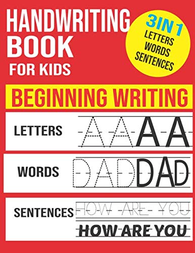 Handwriting book for Kids: Tracing alphabet stencils,Traceable letters ...
