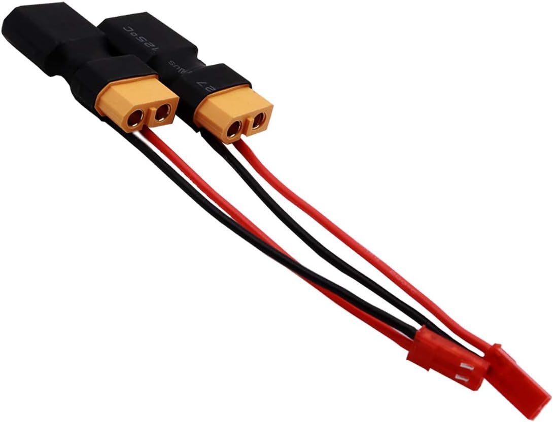 Treehobby 2PCS XT60 Male to Female Connectors with JST Plug Connectors ...