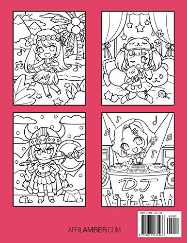 Snapklik.com : Chibi Girls Coloring Book Vol 3: For Kids Gorgeous Cute ...