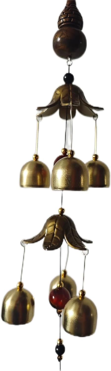 Amazon.com : Metal Gourd Lucky Wind Bell for Good Luck Wealth and Safe ...