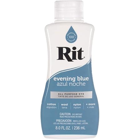 Synthetic Rit Dye More Liquid Fabric Dye – Wide Selection of Colors – 7 ...