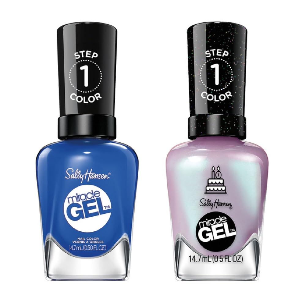Amazon.com : Sally Hansen Miracle Gel™, Tidal Wave – Midnight Glaze ...