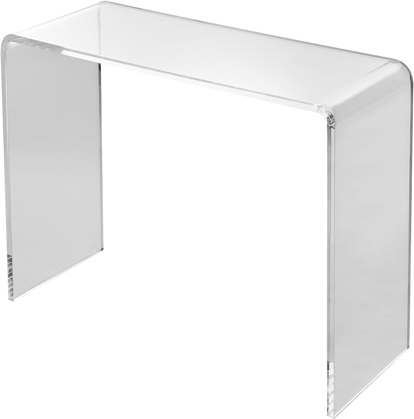 Amazon.com: VEVOR Acrylic Console Table, Clear End Table, Transparent ...