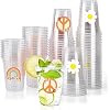 Amazon.com: Datyiiha 150 Pack Groovy Party Plastic Cups Boho Retro ...