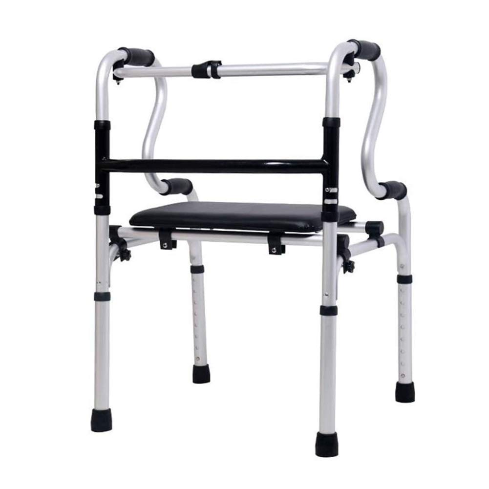 Buy Walker Indoor Adult Walking Frame Folding Walker Lightweight ...