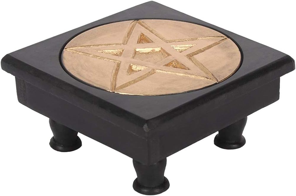 Something Different Small Pentagram Altar Table : Amazon.co.uk: Home ...