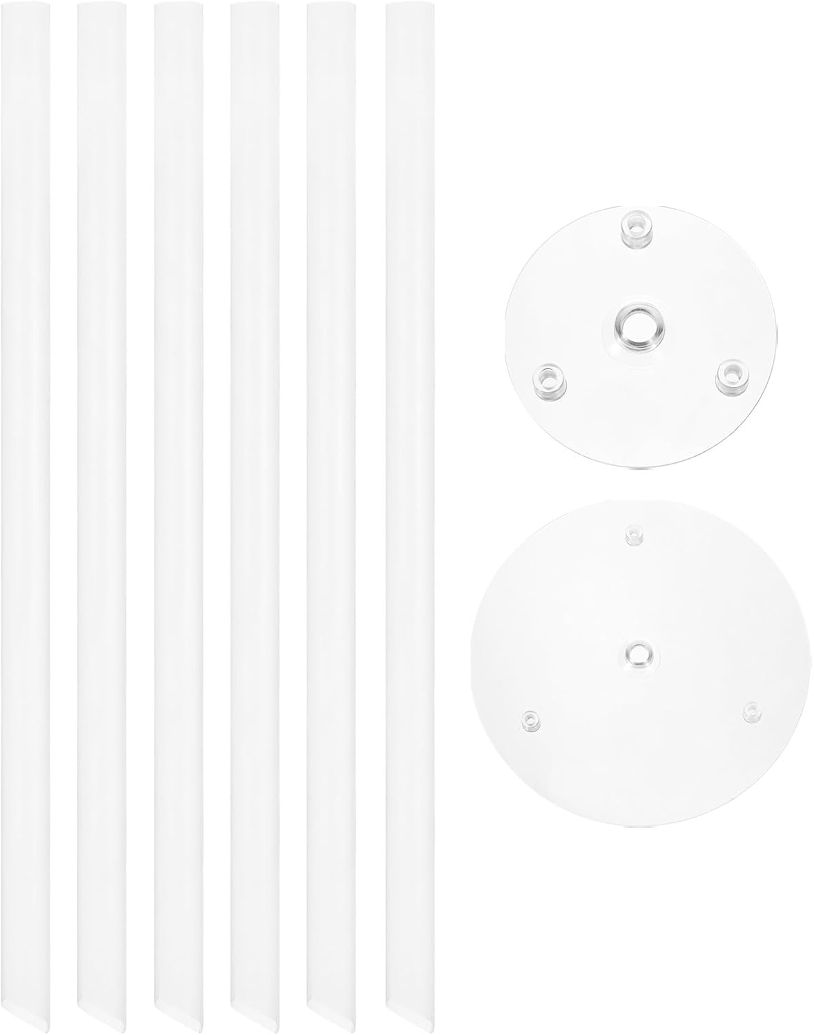 Amazon.com: uxcell 8Pcs Cake Tier Stacking Kit, 2 Cake Separator Plates ...