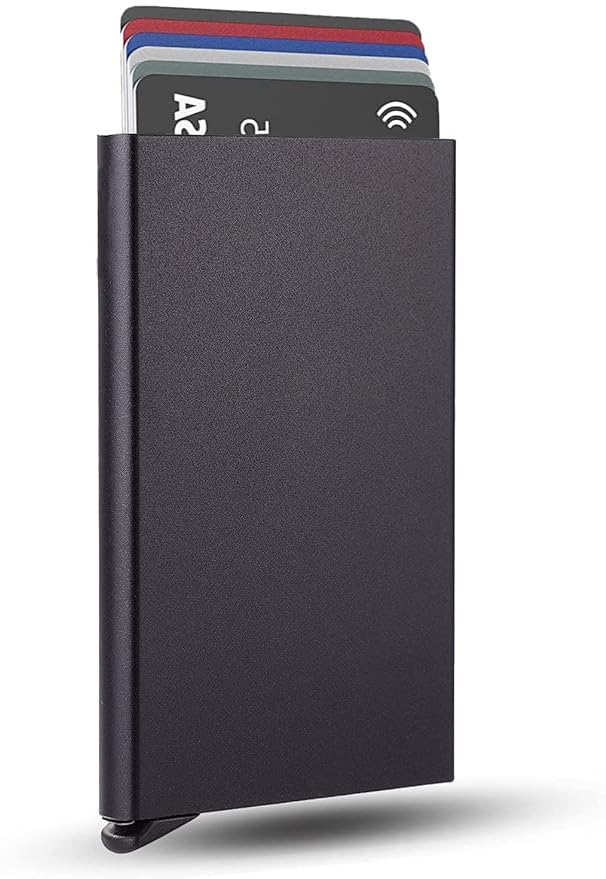 FLORISCA™ RFID Protection Pop Up Slim Metal Credit Or Debit Card Holder ...
