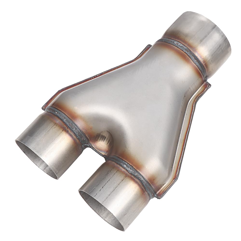 Snapklik.com : Stainless Steel Y Pipe 3 Inch ID Single To 2.5 Inch ID ...