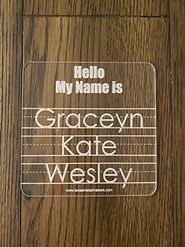 Amazon.com: Name Tracing Board | Acrylic Dry Erase Learning Board ...
