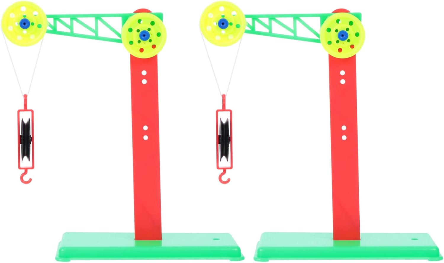 iplusmile 2pcs kids pulley system Toddler Construction Toy Pulley ...