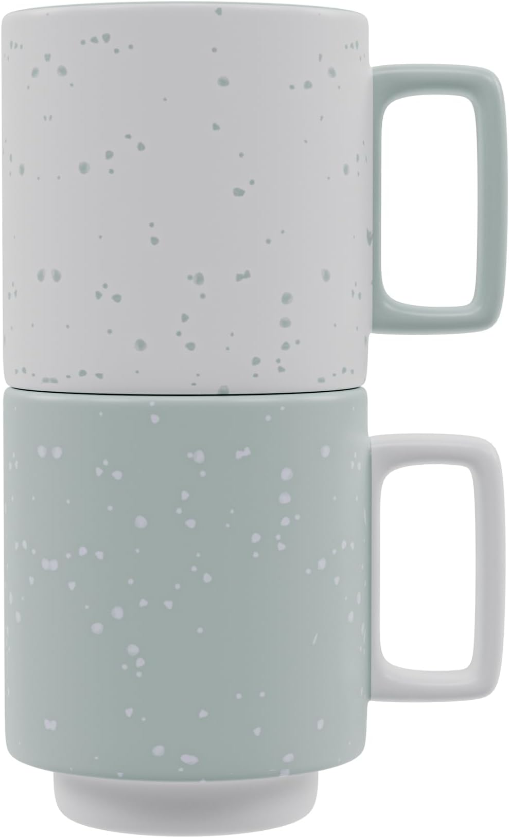 Amazon.com: American Atelier Stackable Coffee Mugs Set | Ceramic Multi ...