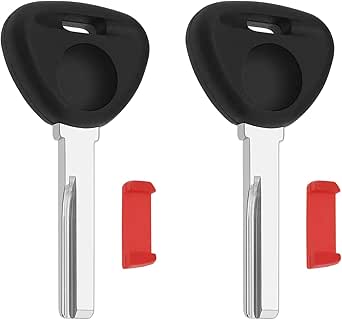 Amazon.com: SING F LTD 2pcs Car Key Blank Car Secondary Key Shell HU56 ...