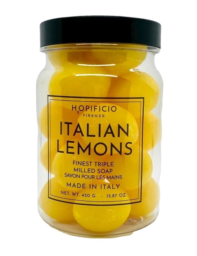 Amazon.com : Generic Italian Lemons 18 pc Mini Hand Soap - Jar of ...