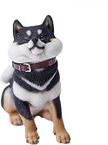 Amazon.com: MMOS X JXK Winking Shiba Inu Dog Statue with Intricate ...