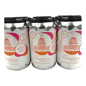 Amazon.com: Full Transparency POG Hard Seltzer 6pk Can, 12 FZ : Grocery ...