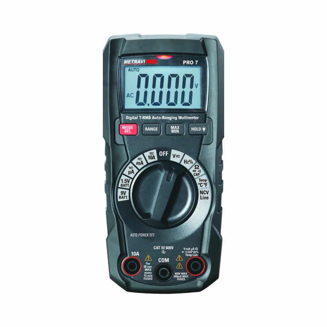 Buy Metravi PRO 7 Auto-ranging Digital TRMS Multimeter with backlit ...