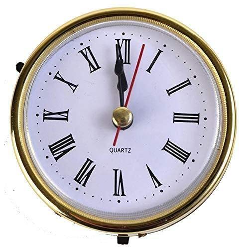 65mm Classic Iron Clock Crafts Quartz Movement Round Lighting Clocks ...