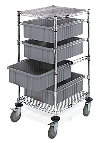 Amazon.com: Complete Carts 4-Shelf Divider Box Cart Frame: 21"W x 24"D ...