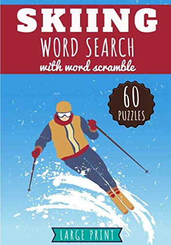 Skiing Word Search: Practice Workbook For Adults | 60 Puzzles of Word ...
