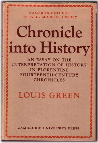 Amazon.com: Chronicle Into History: An Essay on the Interpretation of ...