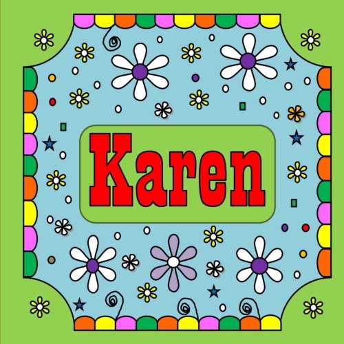 Buy Karen: 50 Personalised Coloring Pages Book Online at Low Prices in ...