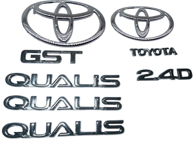 Car Chrome Monogram Emblem 3D Letter Name Badge Logo kit Compatible for ...