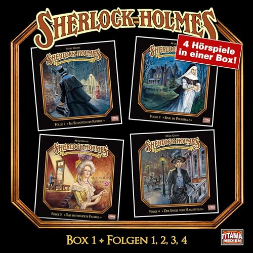 Sherlock Holmes - Die geheimen Fälle des Meisterdetektivs Folgen 1, 2, 3, 4: Sherlock Holmes ...