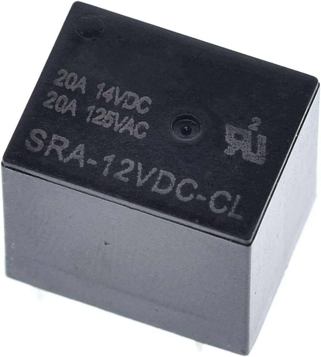Amazon.co.jp: 10 個 5V 12V 24V 20A DC パワーリレー SRA-05VDC-CL SRA-12VDC-CL ...