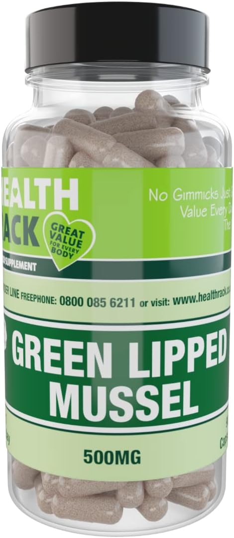 Premium Green Lipped Mussel Capsules for Humans, 90 Capsules 500mg ...