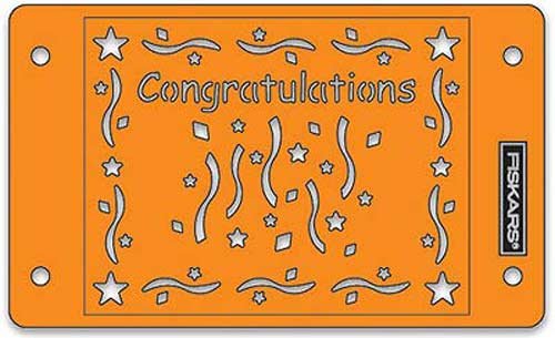 Craft Excess 295673 Card Boss "Congratulations" Stencil Set : Amazon.co ...