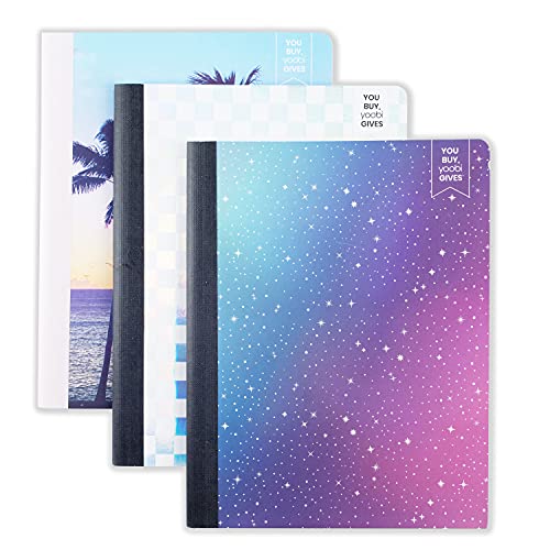 Snapklik.com : Composition Notebooks, 100 Sheet Notebooks College Ruled ...