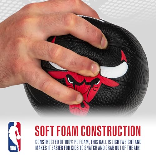 Snapklik.com : NBA Chicago Bulls Mini Foam Basketball - Kids 5.5 Inch ...