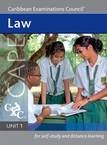 Law Cape Unit 1 A Caribbean Examinations Council Study Guide: Caribbean ...