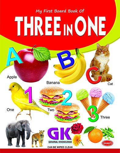 Buy board books-My First Board Book of Three-In-One Book Online at Low ...