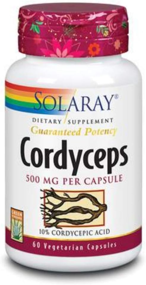 Amazon.com: SOLARAY Guaranteed Potency Mushroom, Cordyceps Extract, Veg ...